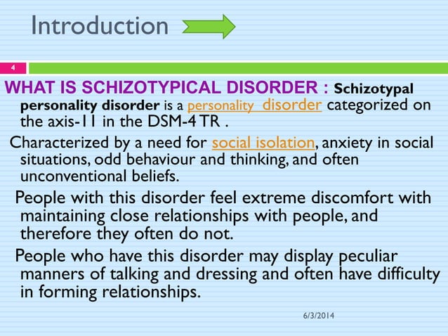 schizotypal personality disorder | PPT