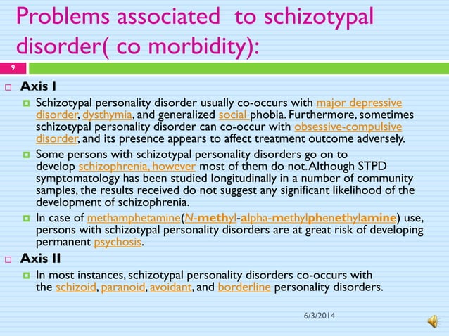 schizotypal personality disorder | PPTX | Mental Health | Diseases and ...