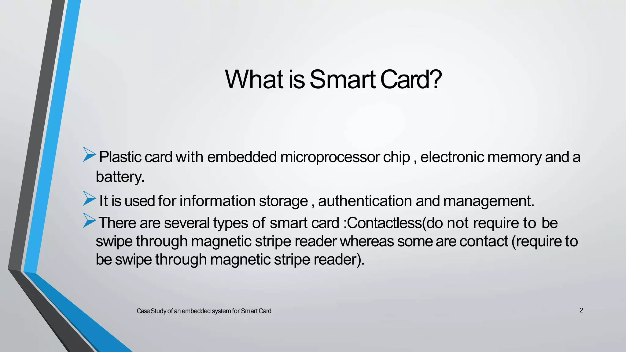 Case study on smart card (embeded system) based on IOT | PPTX | Internet | Computing