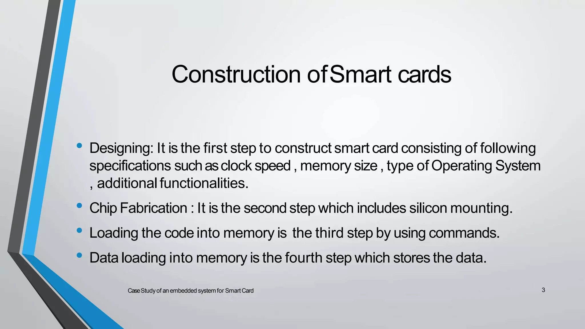 Case study on smart card (embeded system) based on IOT | PPTX