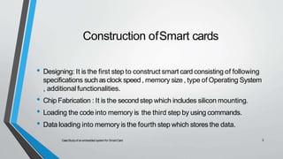 Case study on smart card (embeded system) based on IOT | PPTX