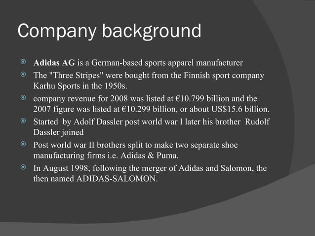 Case Study On Supply Chain Of Adidas | PPT | Logistics | Business