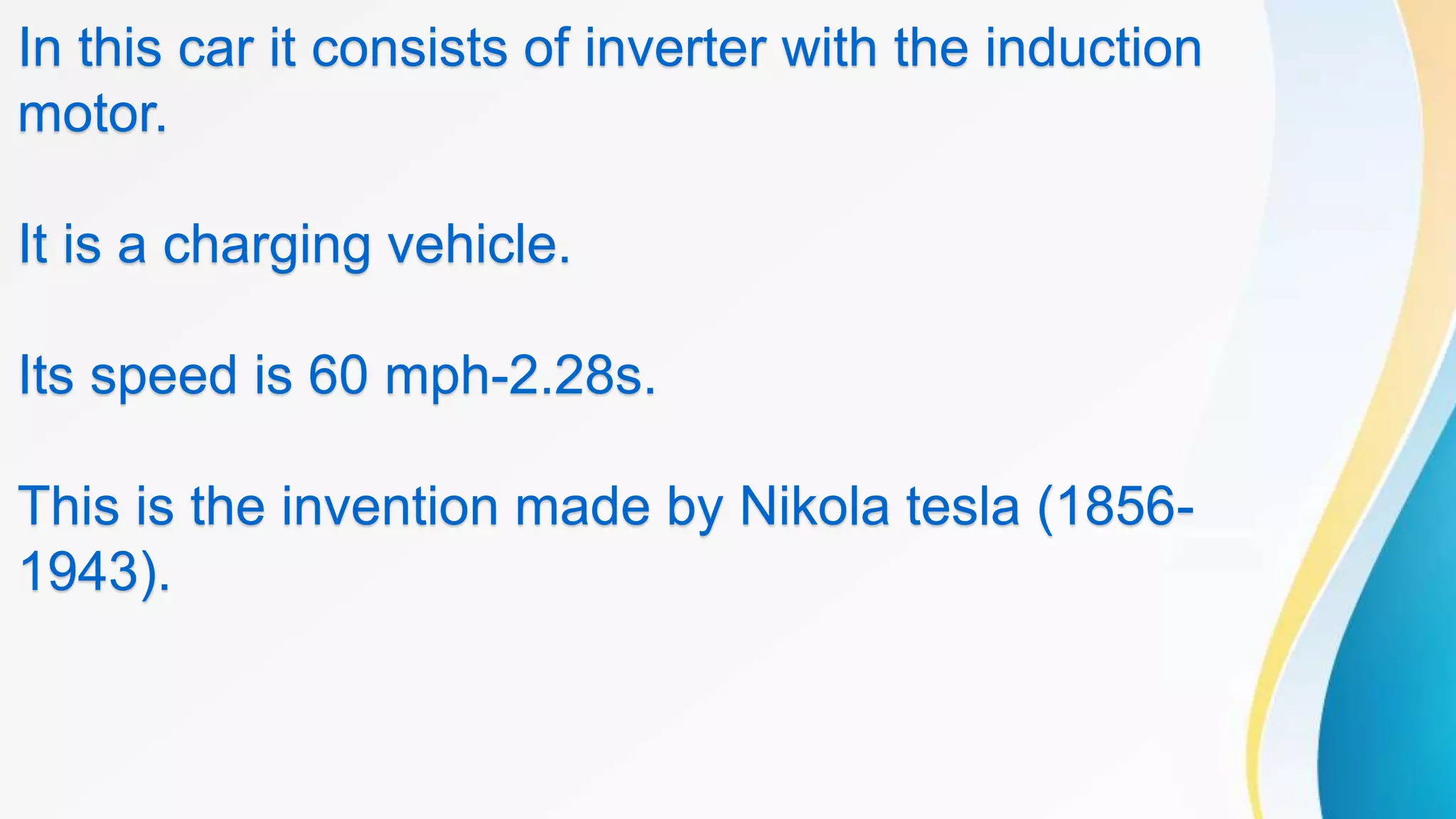 Case study on tesla vehicle design | PPTX