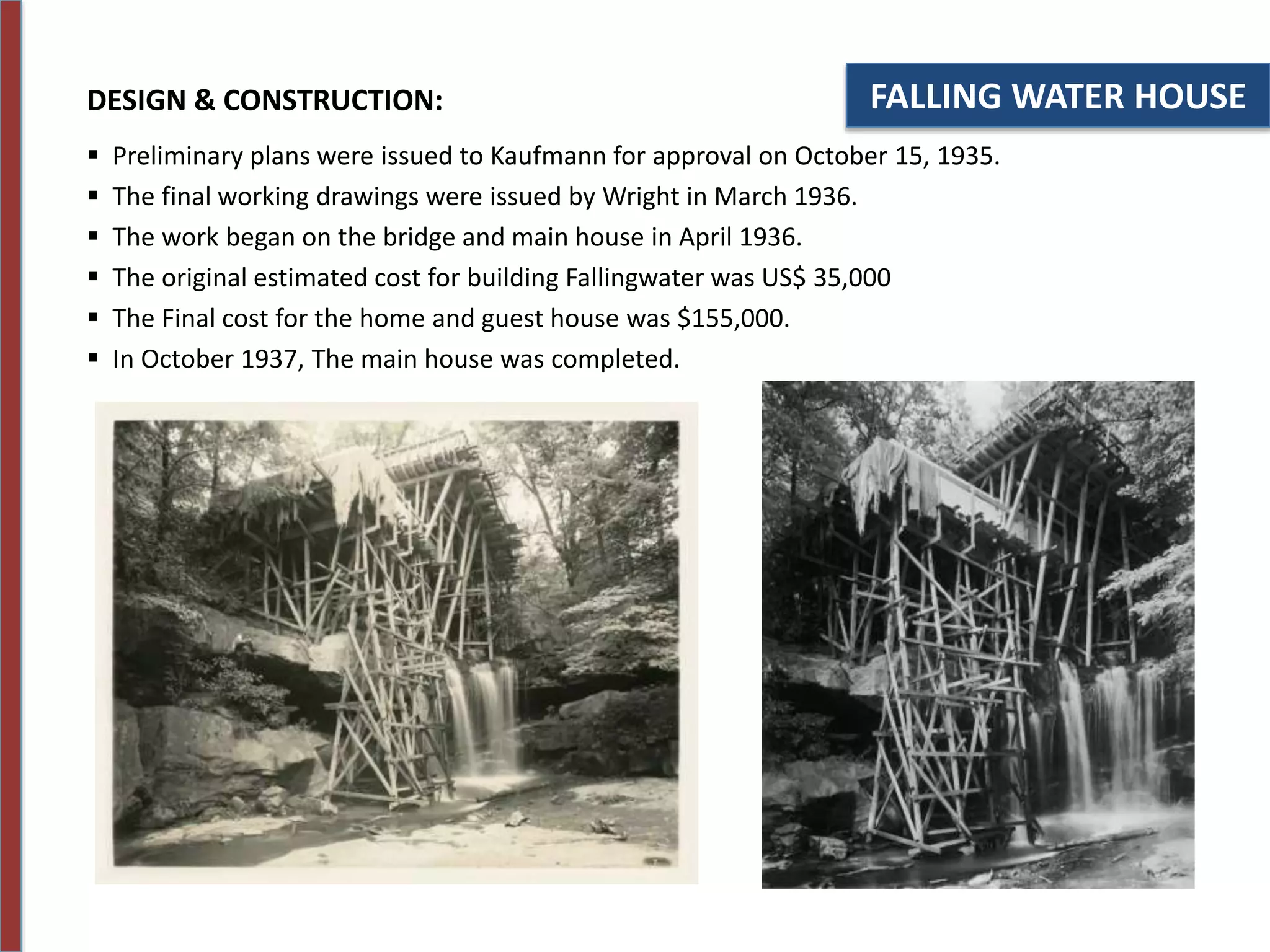 The Falling Water House Case Study | PPTX