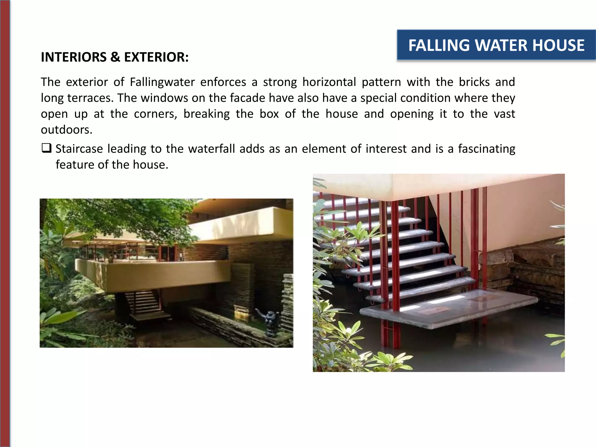 The Falling Water House Case Study | PPTX