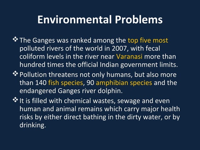 Case study on the river Ganga by ISM Ravi Kiran JP (Defining ...