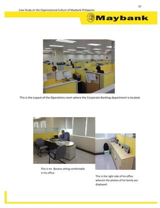 Case study on the organizational culture of maybank philippines | PDF