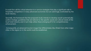 Case study on tourism | PPTX