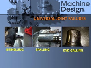 Case study on universal joint yoke & drive shaft fatigue failure in ...