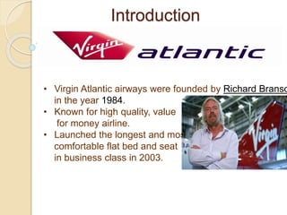 Case study on virgin atlantic airway | PPTX