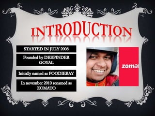 Case study on zomato by mukul | PPT