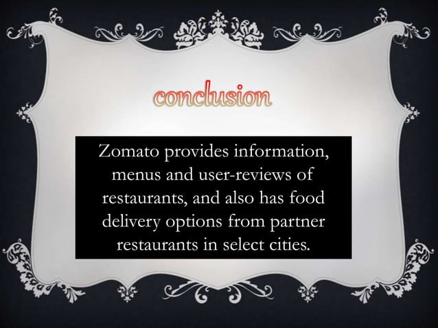 Case study on zomato by mukul | PPT