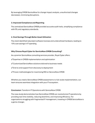 Case Study Optimizing IT Operations with ServiceNow CMDB.pdf
