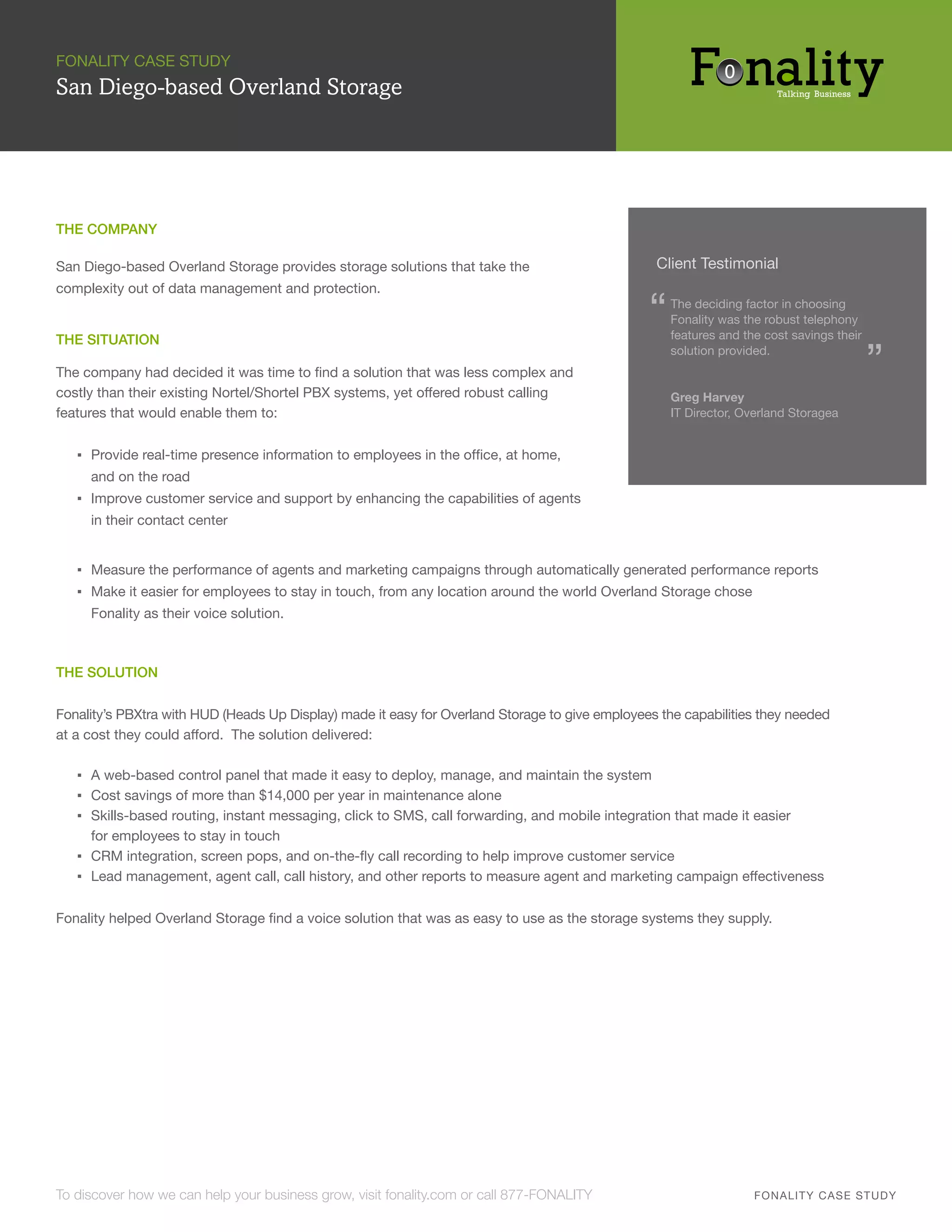 Overland Case Study | PDF