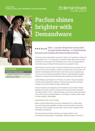 PacSun shines brighter with Demandware | PDF