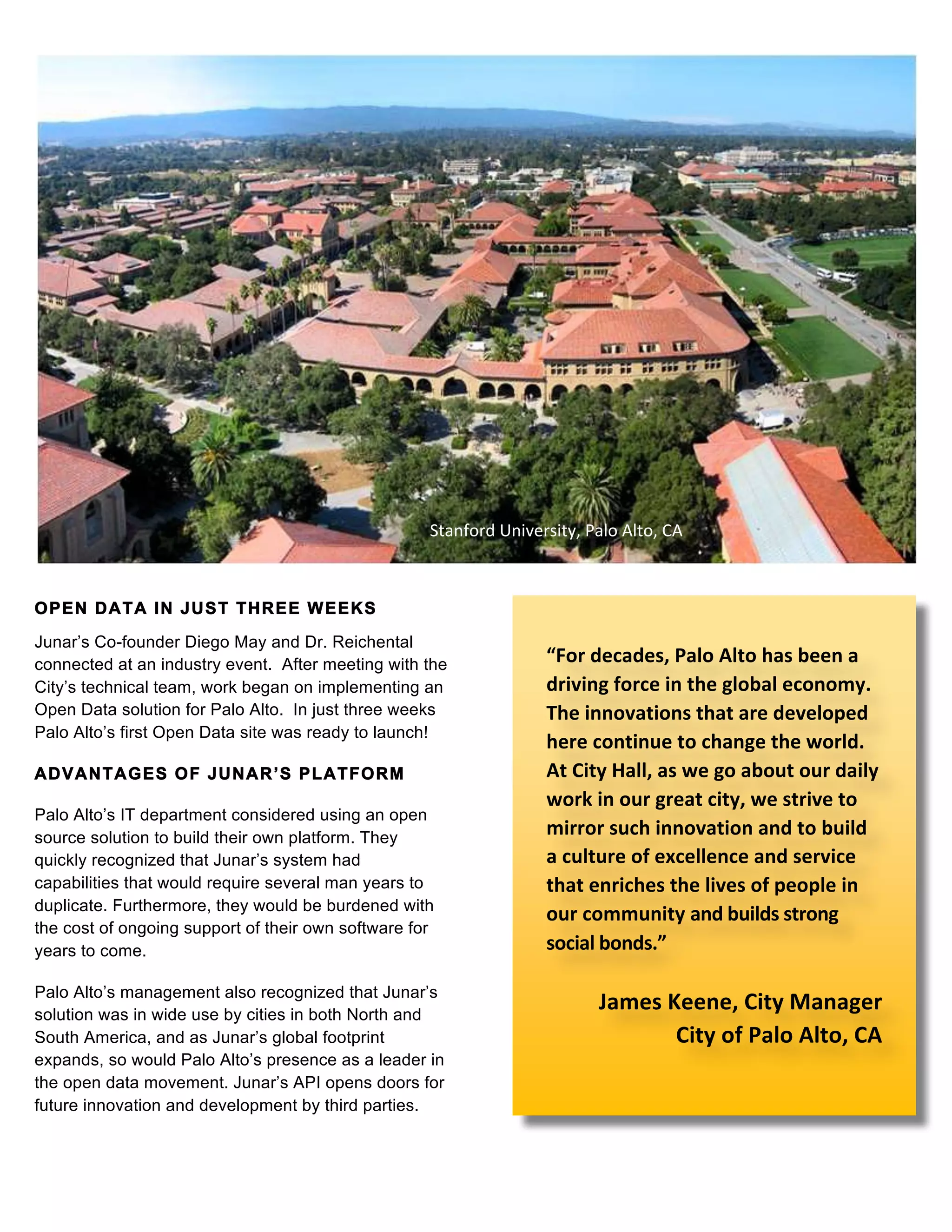 JUNAR Case study Palo Alto m1116 | PDF