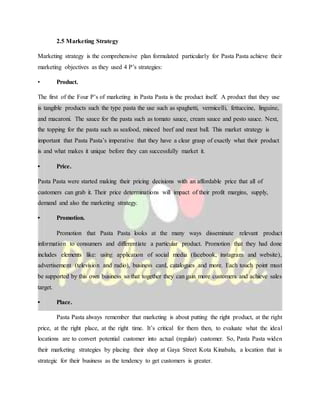 CASE STUDY ENT530 (PASTA PASTA) | DOCX