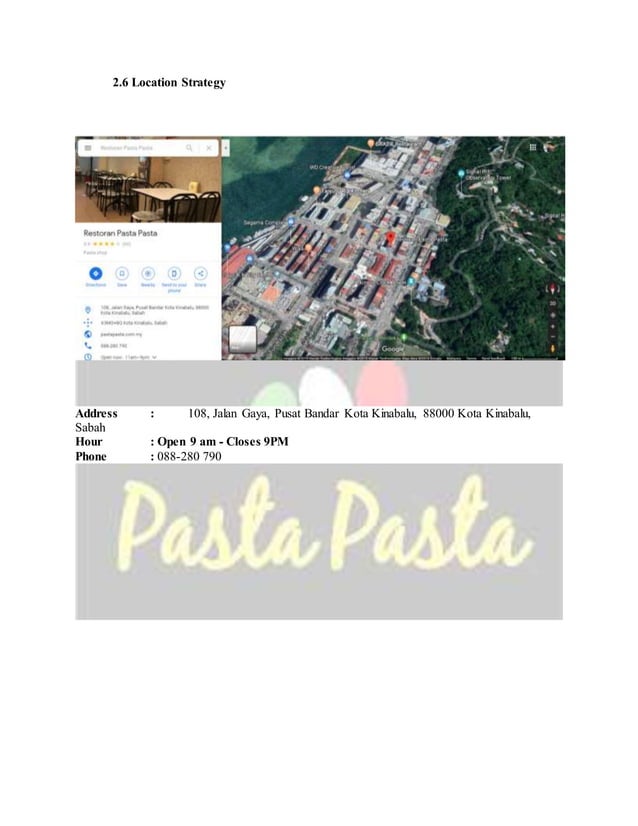 CASE STUDY ENT530 (PASTA PASTA) | DOCX