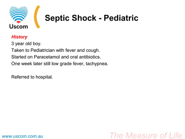Case Study - Pediatric - Septic Shock | PPTX | Lung and Respiratory ...