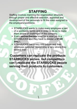 Case study on Starbucks | PDF