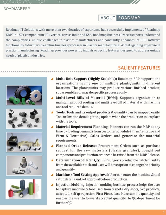 A Study of ERP Software for Plastic Manufacturing and Injection Molding ...