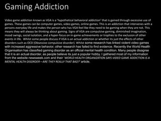 Case study (video game project) | PPTX