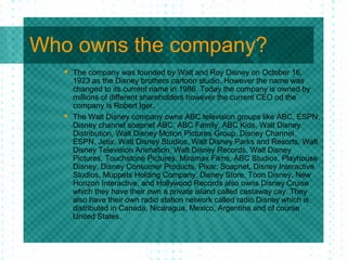 Casestudypownership disney | PPT