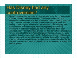 Casestudypownership disney | PPT