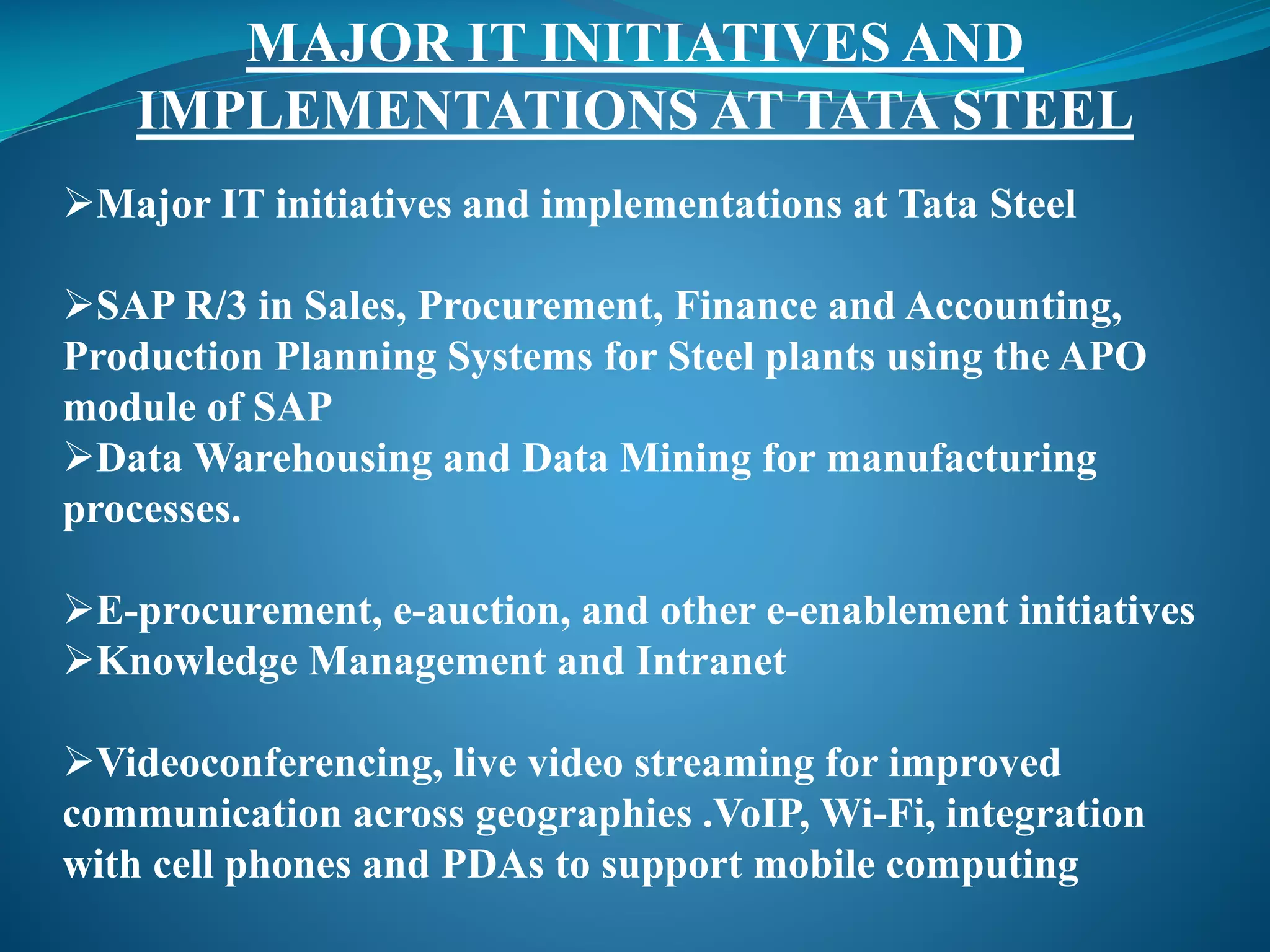 Case study of tata steel ppt | PPTX