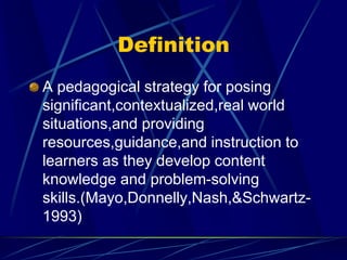 Curriculum Design for Problem-Based Learning | PPT