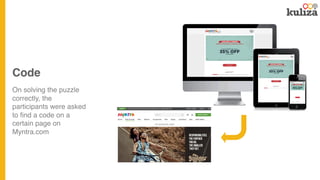 Myntra Digital Treasure Hunt Campaign: Case Study | PDF