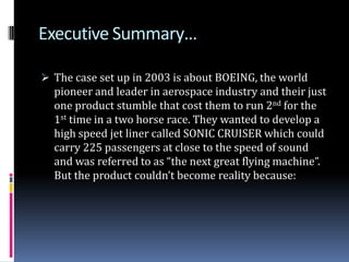 Case study presentation on Boeing | PPTX