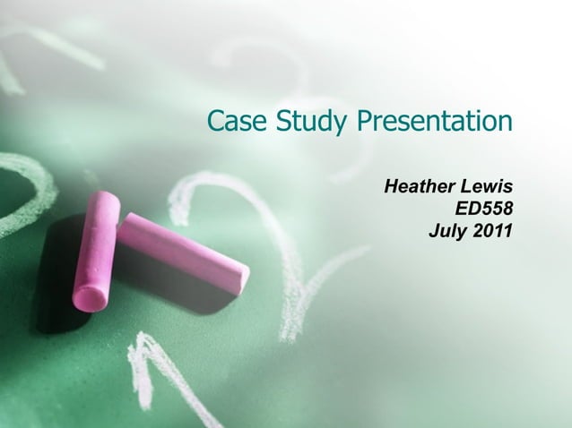 Case study presentation | PPT
