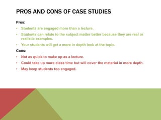 Case study presentation | PPTX