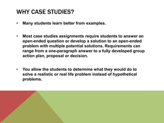 Case study presentation | PPTX
