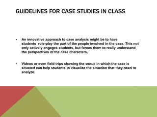 Case study presentation | PPTX