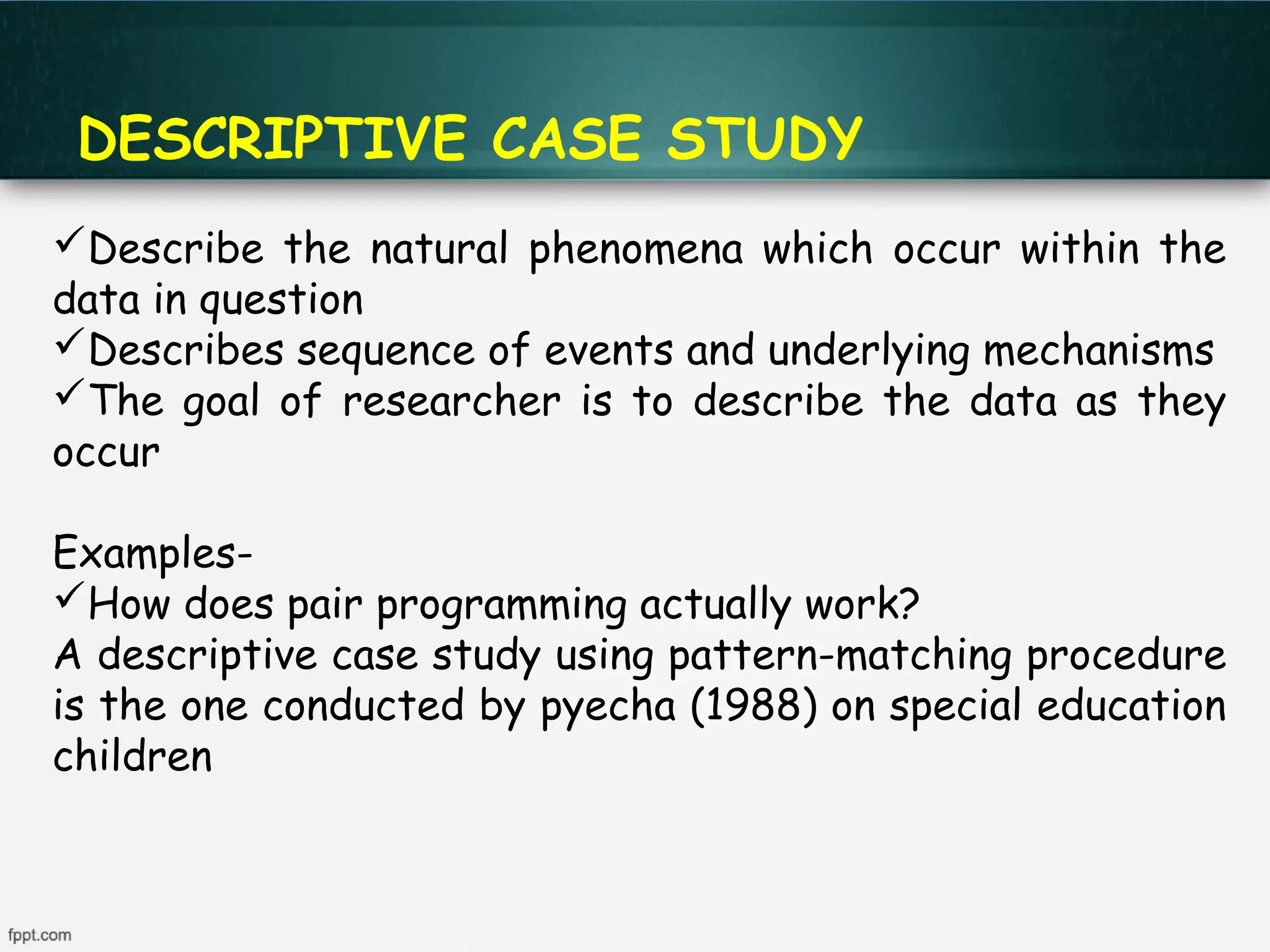 Case study presentation | PPT