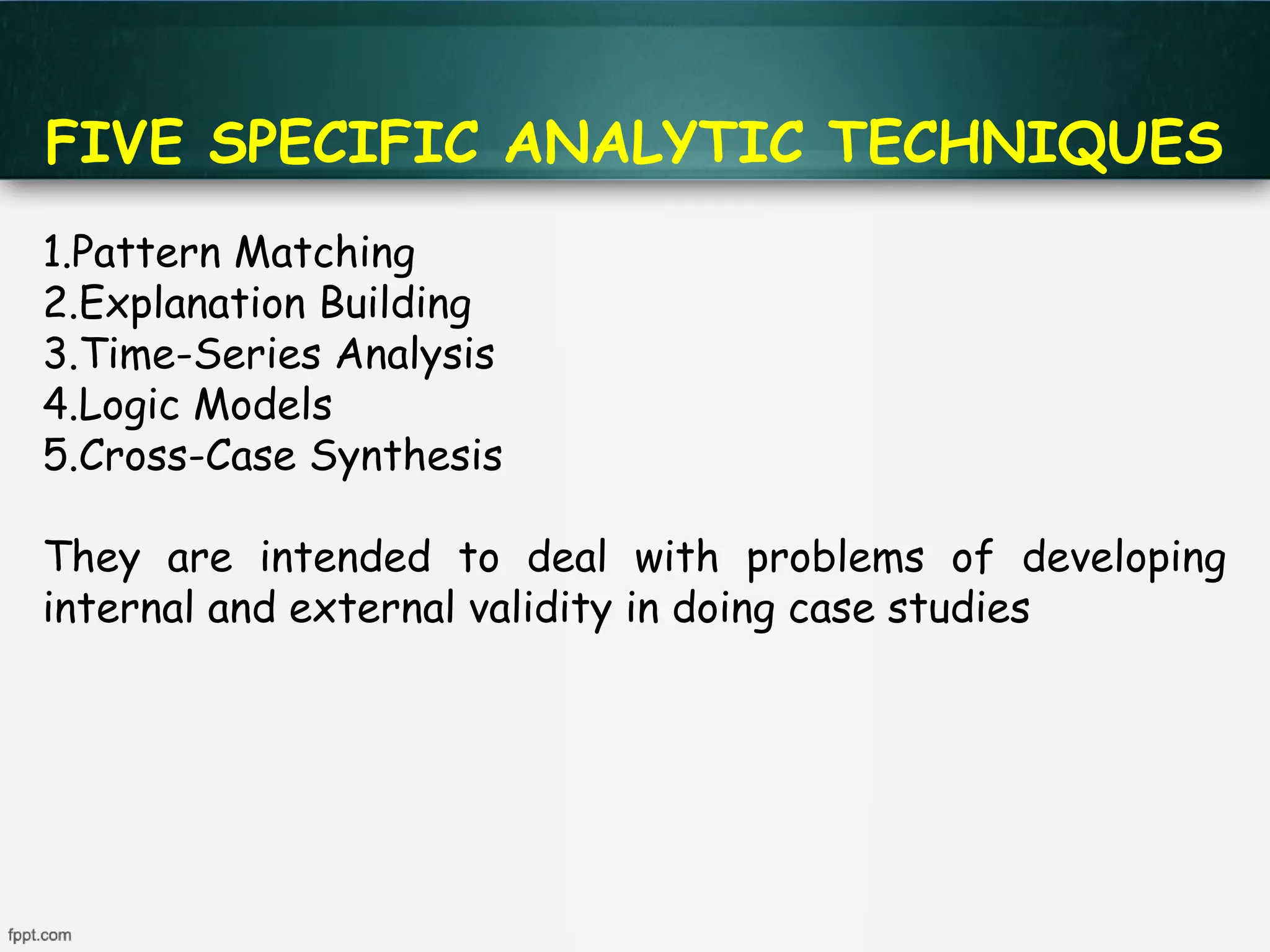 Case study presentation | PPT