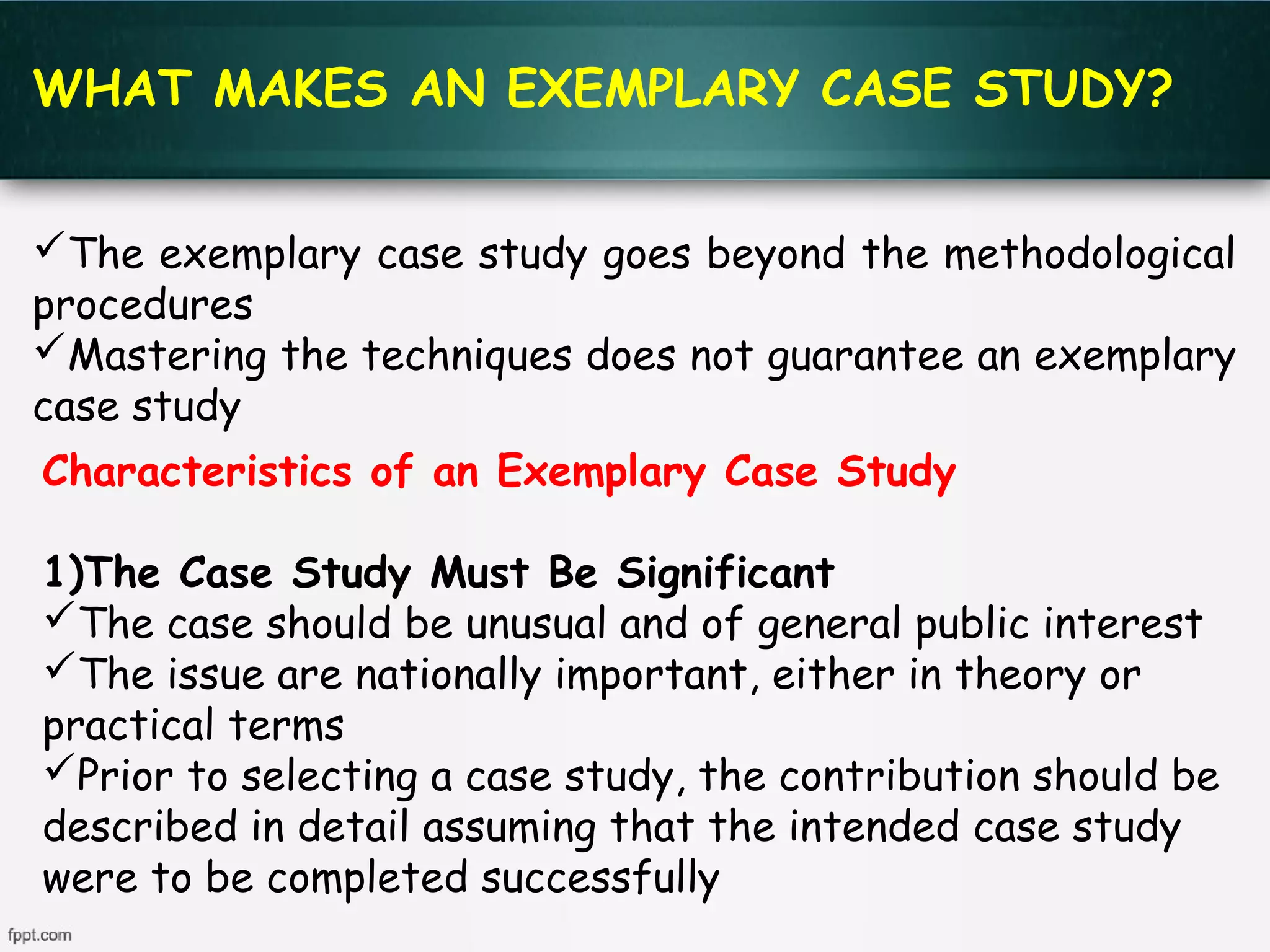 Case study presentation | PPT