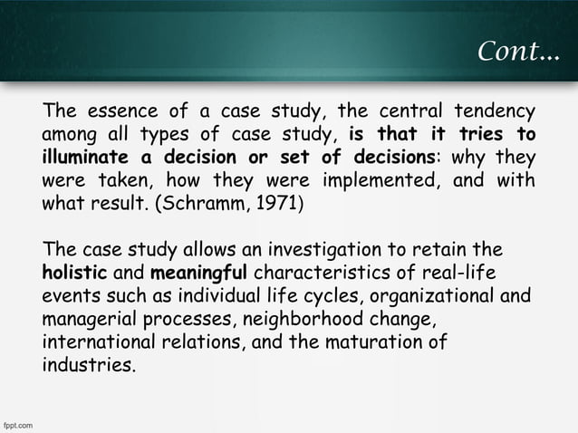 Case study presentation | PPT | Science