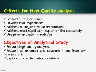 Case study presentation | PPT
