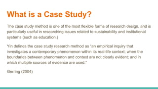Mini-Research on Single Methodology & Study: The Case Study | PPTX