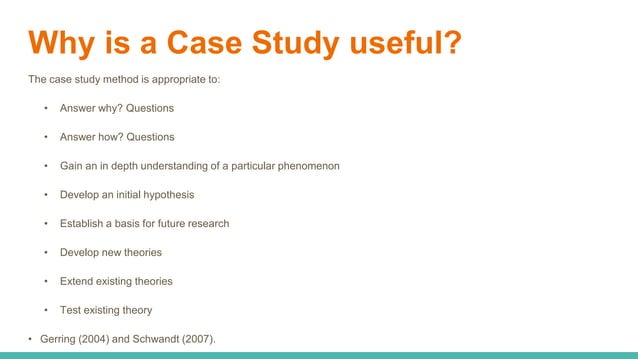 Mini-Research on Single Methodology & Study: The Case Study | PPTX ...