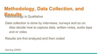 Mini-Research on Single Methodology & Study: The Case Study | PPTX