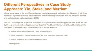Mini-Research on Single Methodology & Study: The Case Study | PPTX