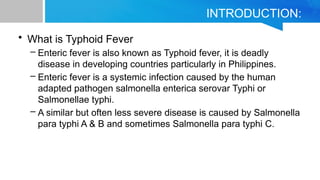 CASE STUDY PRESENTATION - Typhoid Fever - Diana V. Masangkay.pptx