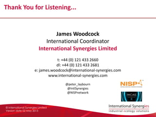 James Woodcock 17.5.2013: Case Study Examples | PPT