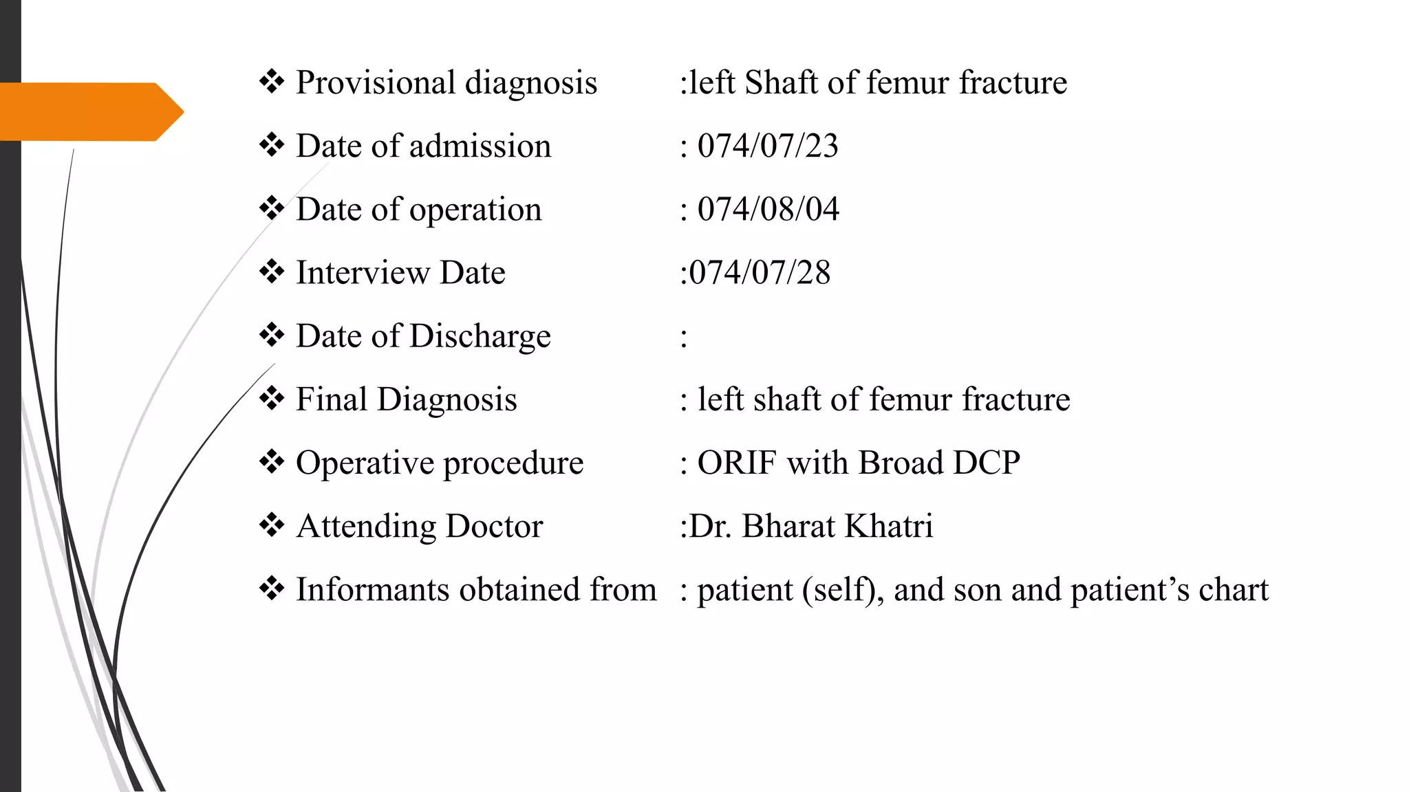 shaft of femur fracture | PDF