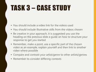 Music video case study updated | PPTX