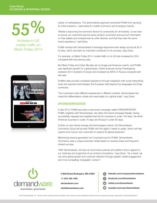 PUMA Goes Mobile & Global | PDF | Business | Business and Finance